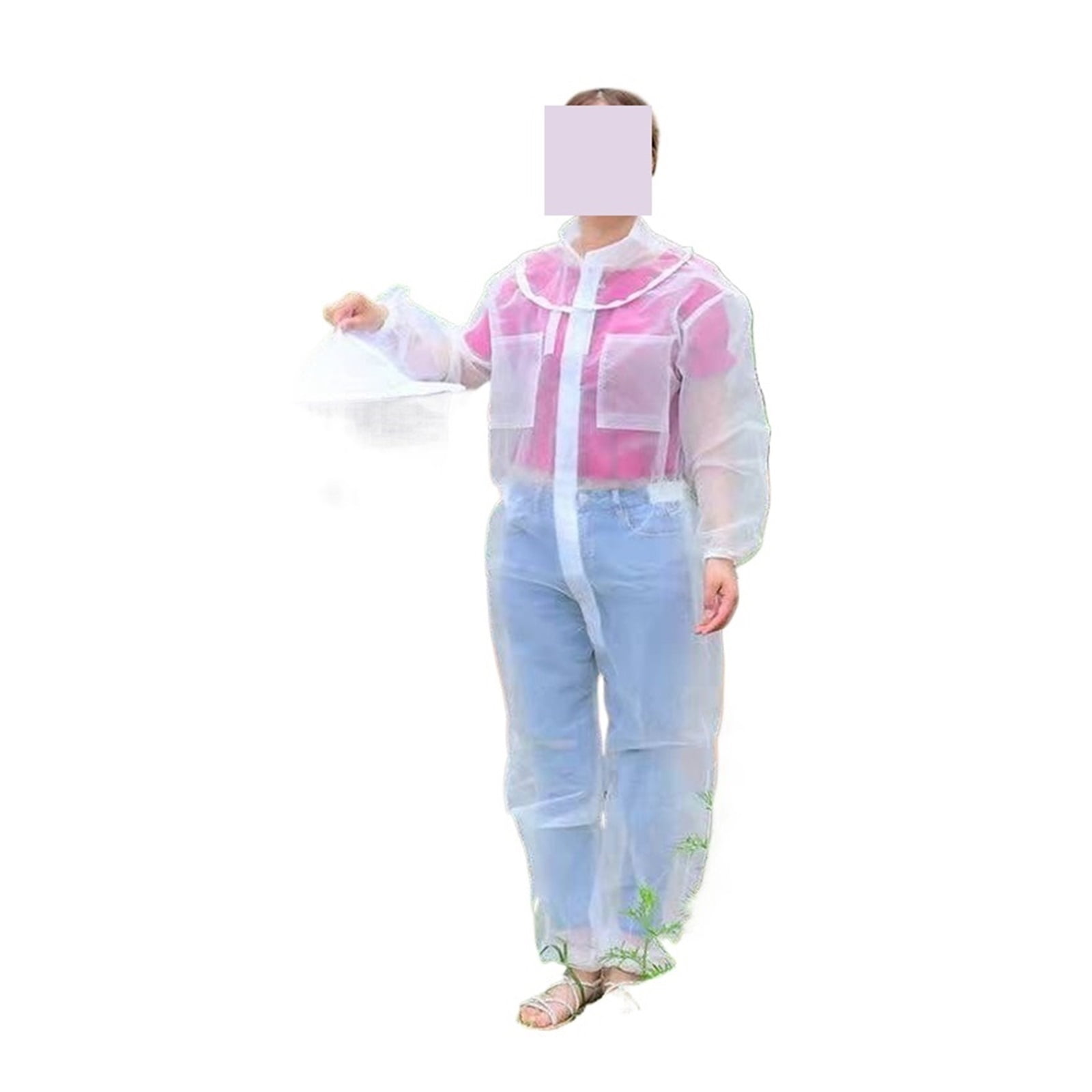 Beekeeper Suit Safety Protective Jacket With Hat For Anti Bee Fishing ...