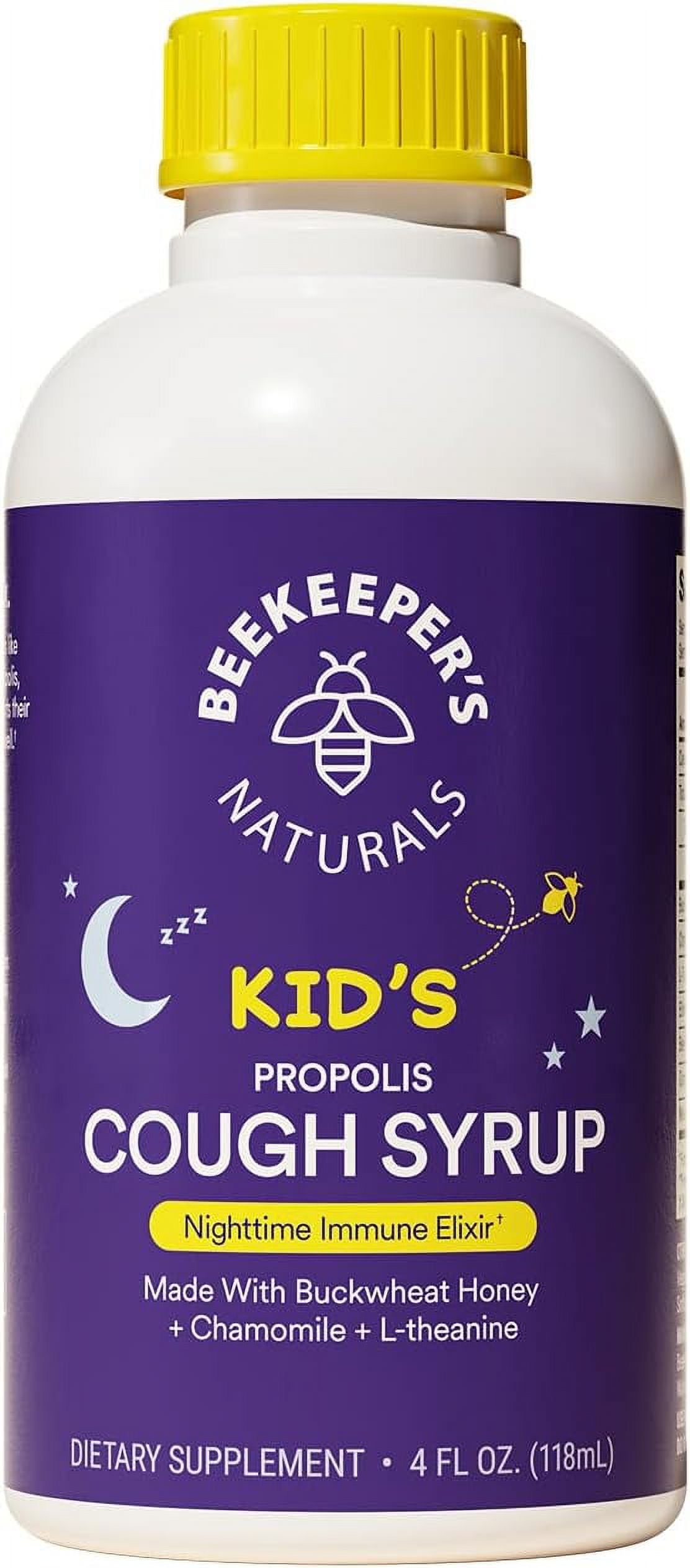 Beekeeper's Naturals Organic Children's Nighttime Honey Cough ...