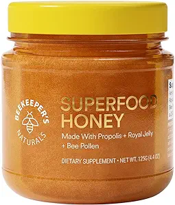 Beekeeper's Naturals Organic Superfood Supplement - Honey Propolis ...