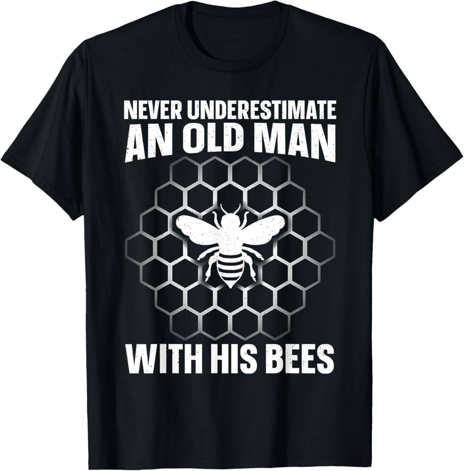 Beekeeping Art For Men Dad Grandpa Bee Apiary Beekeeper T-Shirt ...