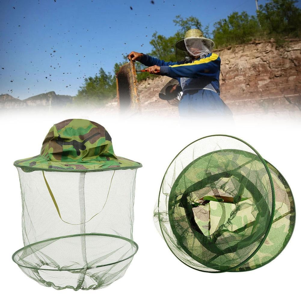 Beekeeping Cowboy Hat Mosquito Bee Insect Net Veil Protective Hat Face ...