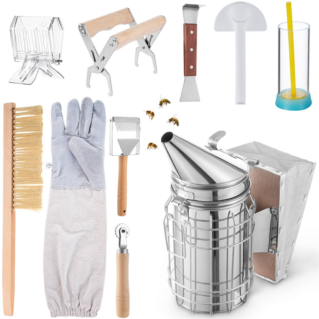 Beekeeping Supplies Tools Kit, Beekeeper Necessary Bee Hive Supplies ...