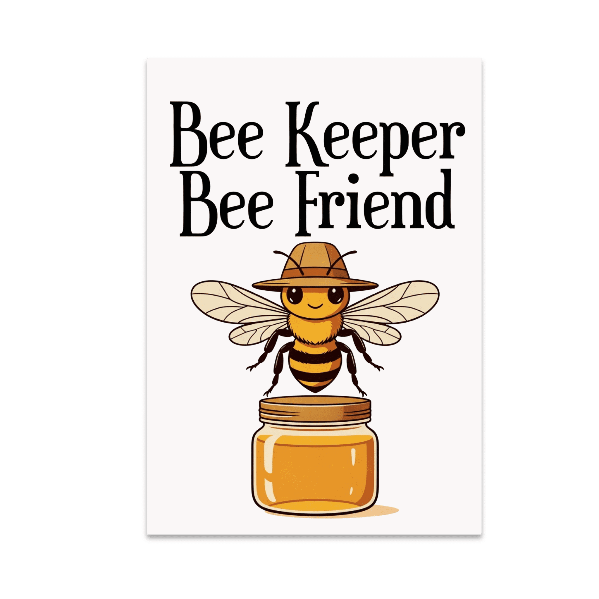 Beekeeping Wall Decor - Bee Keeper Bee Friend - 13x19 Poster Print ...