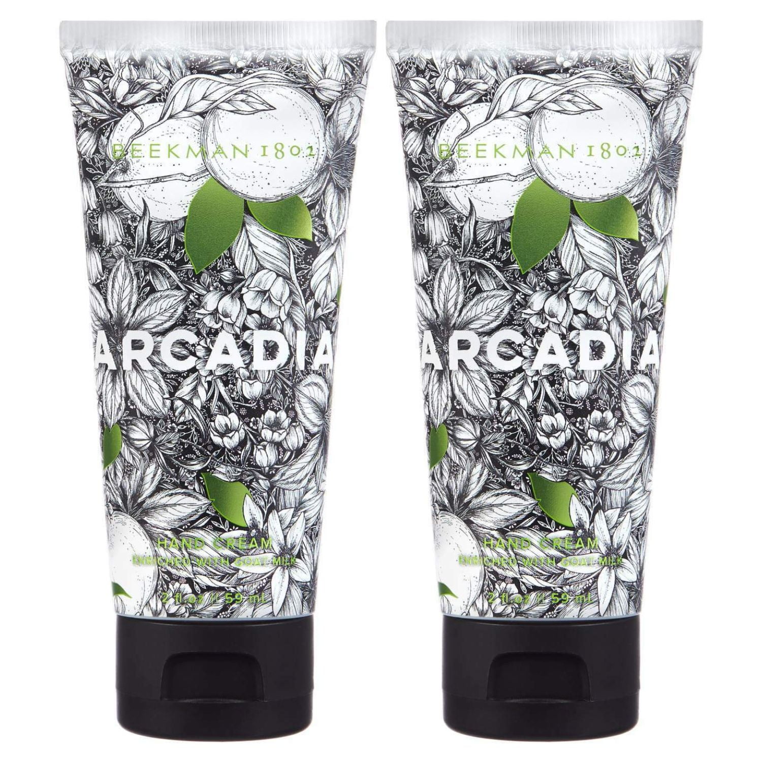 Beekman 1802 Arcadia Hand Cream Enriched with Goat Milk Pack of 2, 2 oz ...