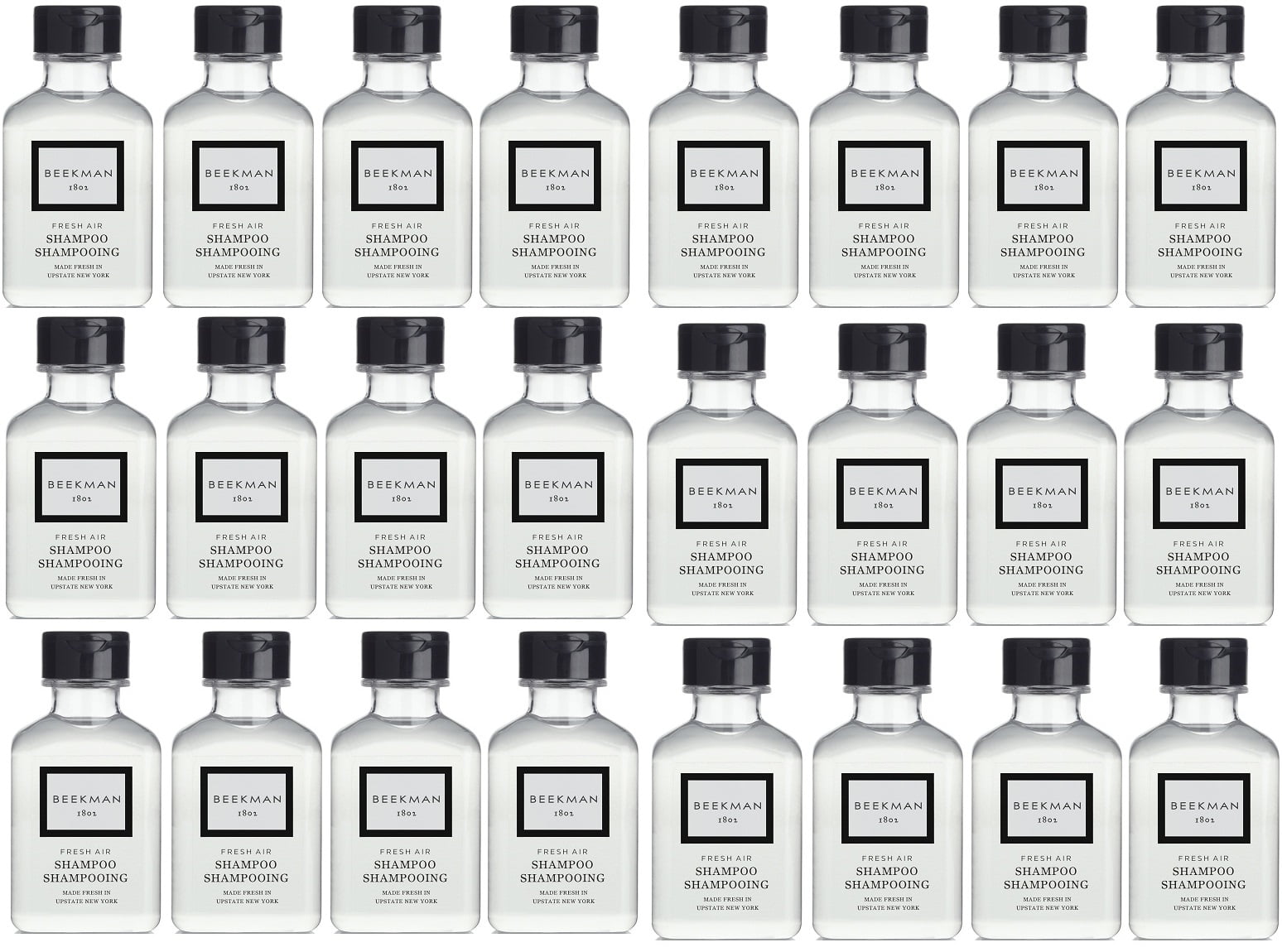 Beekman 1802 Fresh Air Shampoo Lot of 24 Each 1oz Bottles. Total of ...