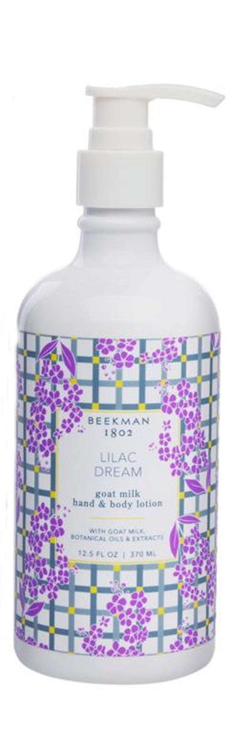 Beekman 1802 Goat Milk LOTION with Pump 12.5 oz. ~Lilac dream - Walmart.com