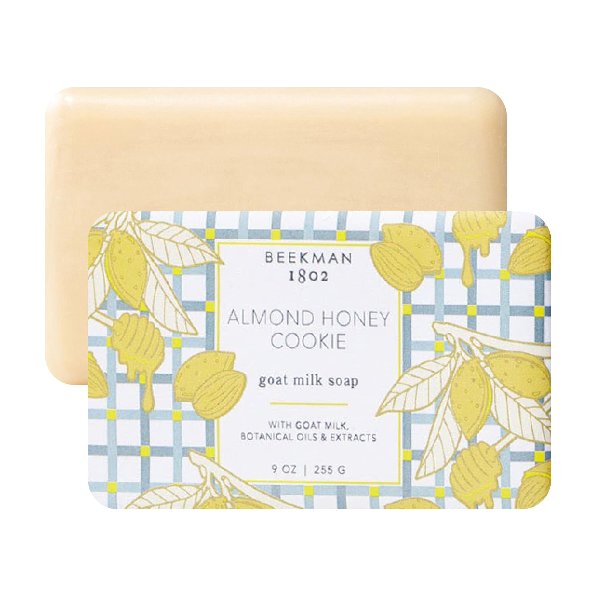 Beekman 1802 Goat Milk SBF3 Body Soap Bar, Almond Honey Cookie ...