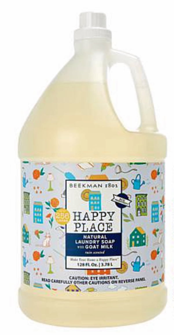 Beekman 1802 Happy Place 256-Load Liquid Goat Milk Laundry Soap ~ Rain ...