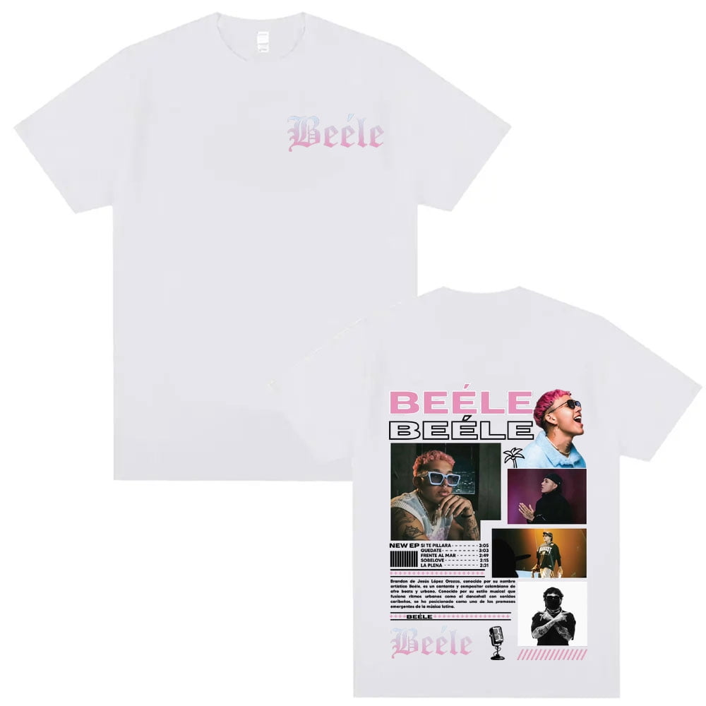 Beele Borondo 2025 Tour Cotton T-Shirt Men's Summer Oversized Retro Hip ...