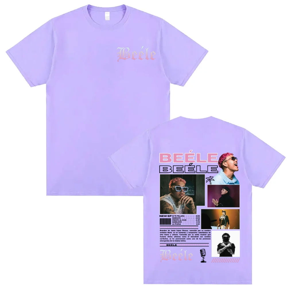 Beele Borondo 2025 Tour Cotton T-Shirt Men's Summer Oversized Retro Hip ...