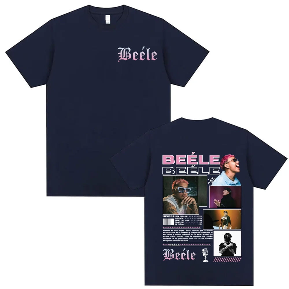 Beele Borondo 2025 Tour Cotton T-Shirt Men's Summer Oversized Retro Hip ...