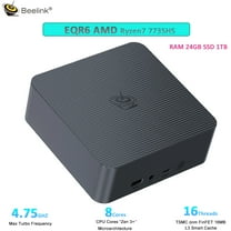 Beelink EQR6 Mini PC AMD Ryzen 9 6900HX 8C/16T 24GB DDR5 RAM 1TB PCle4 ...