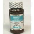 Beelith Magnesium Supplement Tablets with Pyridoxine Hcl, 100 Units ...