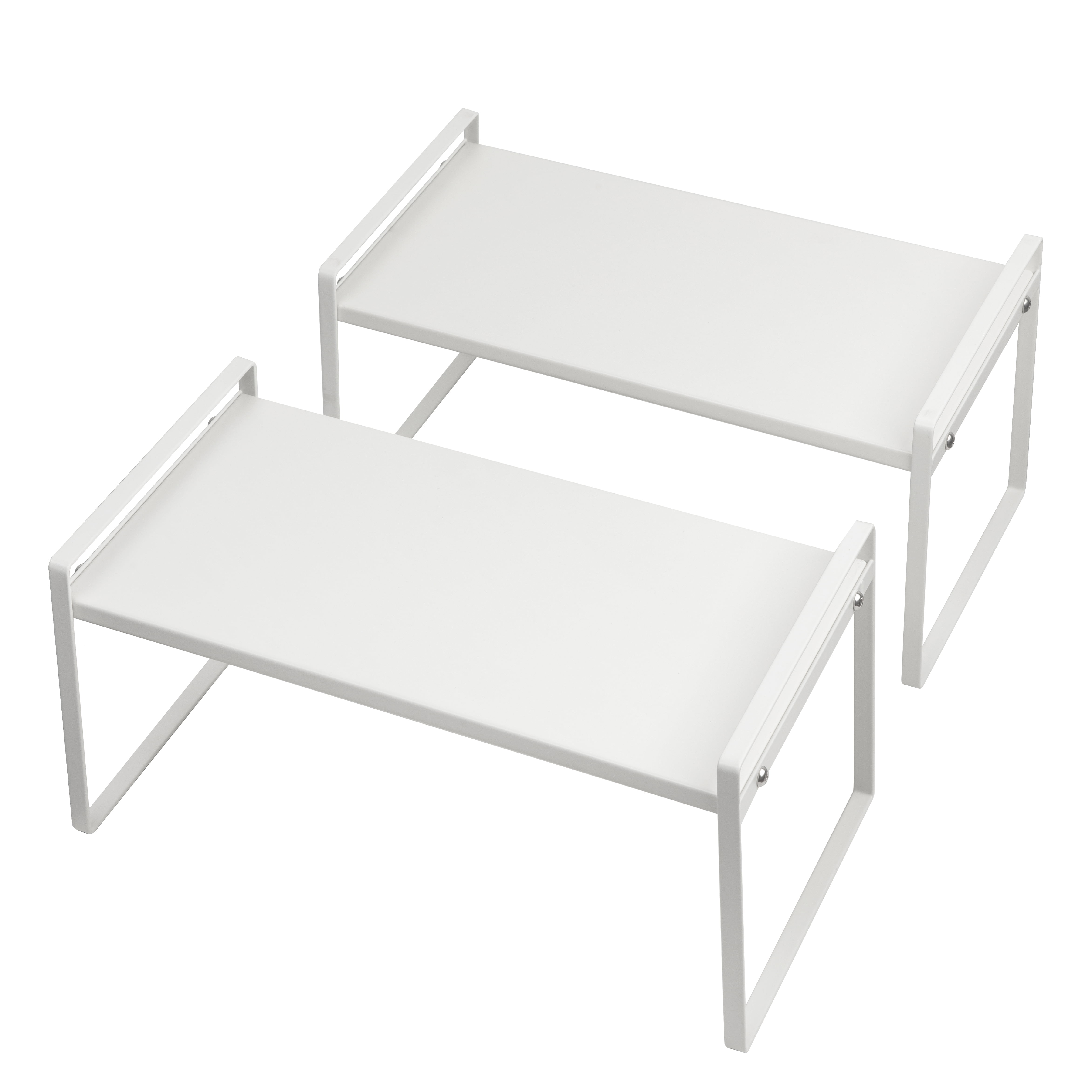 Beeloving 2Pack Stackable Cabinet Shelf Organizer, Tier Countertop ...