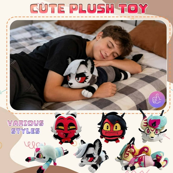 Beelzebub Stuffed Plush Hazbin Hotel Plush Doll 15.75" Gentle & Snuggly ...