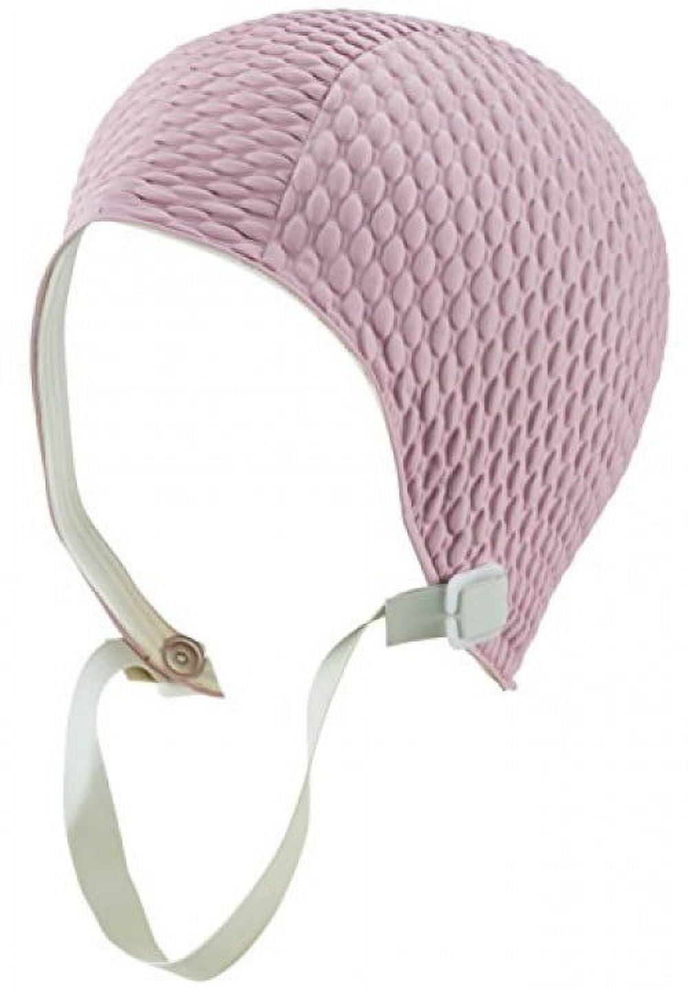 Beemo Head Swimmer Latex Swim Cap for Women, Retro Style, Adjustable ...