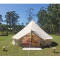 Been Younger 6M/19.6ft Cotton Canvas Bell Tent Outdoor Waterproof 4 ...