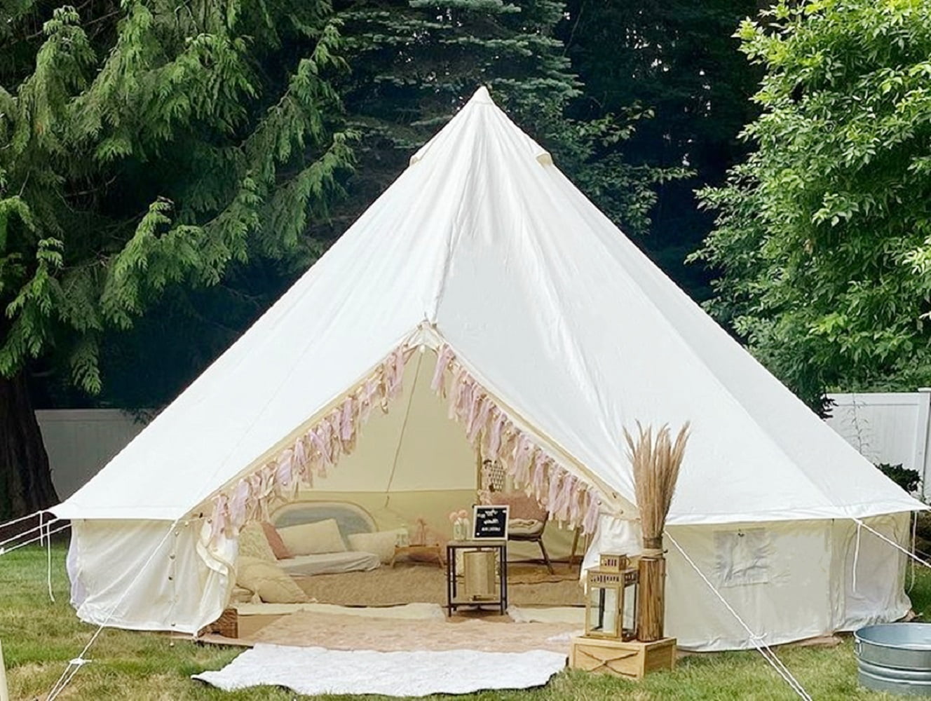 Been Younger Luxury New Oxford Fabric Glamping Tent 5M/16.4ft ...