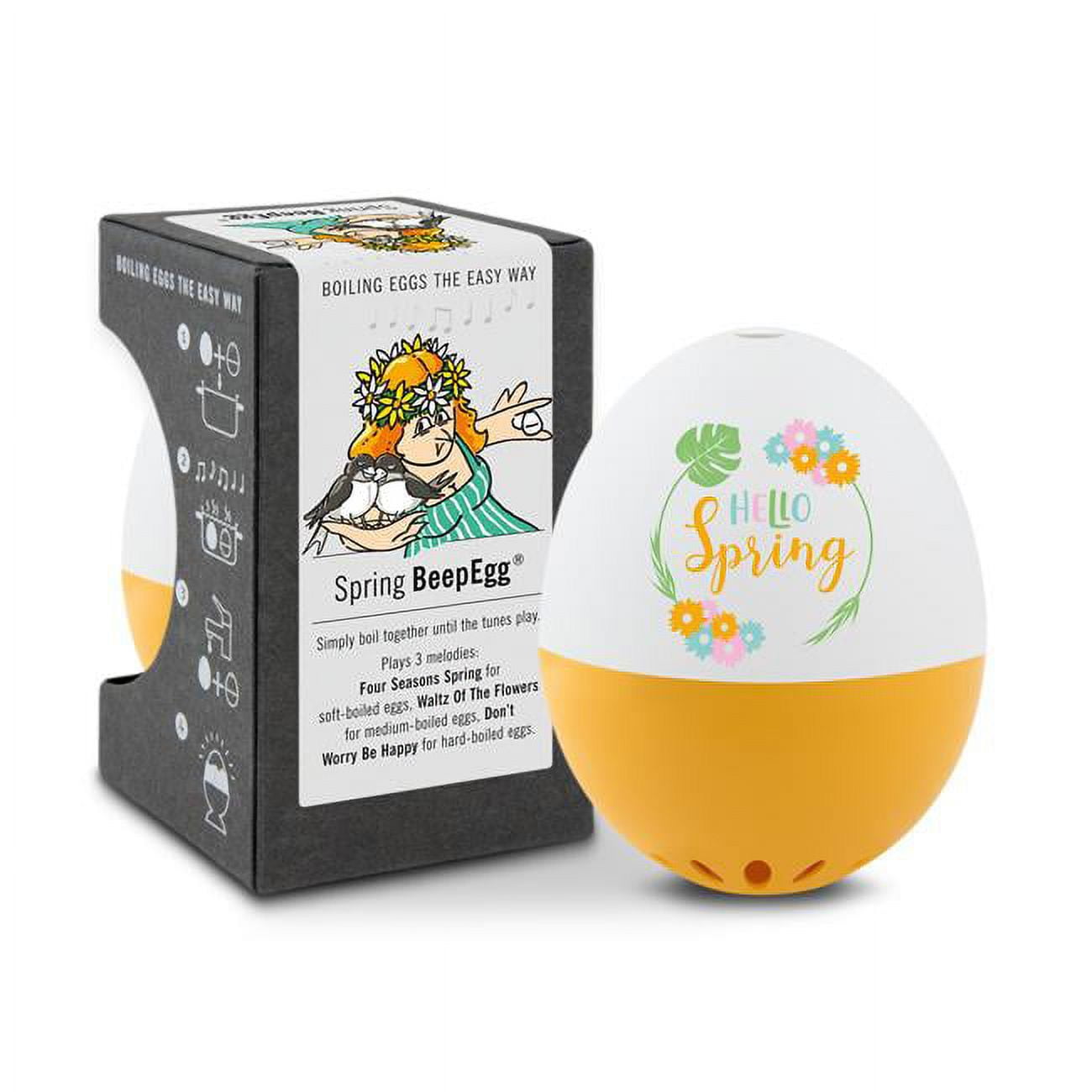 Brainstream Beeegg Egg Timer Spring Orange - Walmart.com