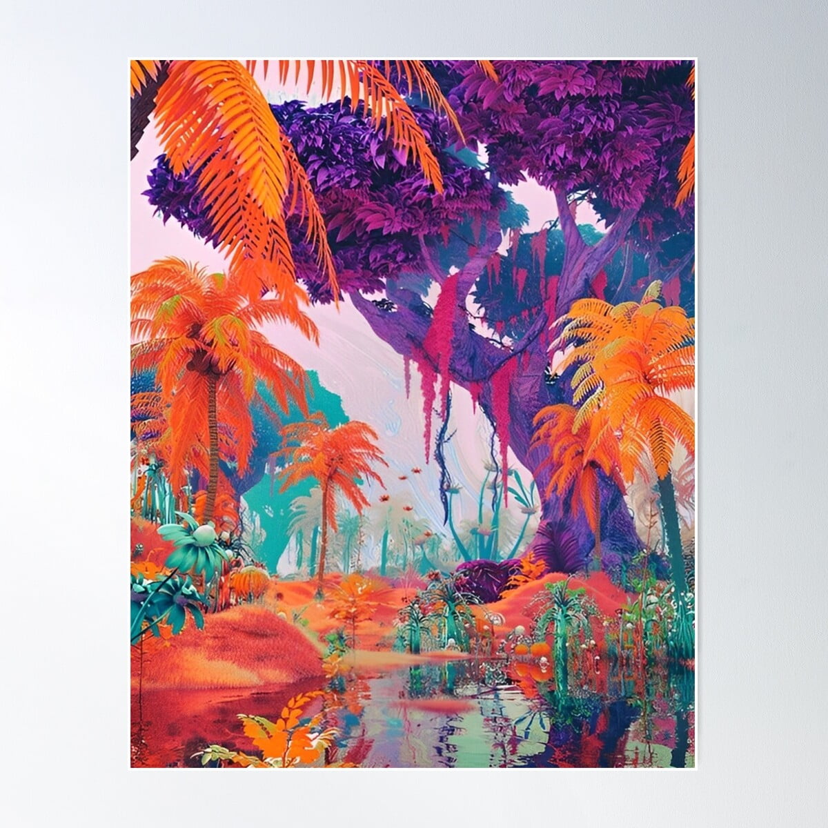 Beeple How I Remember Nature Poster Wall Art, Modern Wall Decor For ...