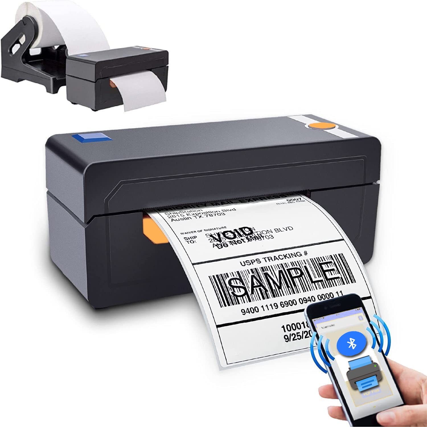 Beeprt Shipping Thermal Label Printer with Bluetooth Connectivity, 4x6 - Walmart.com