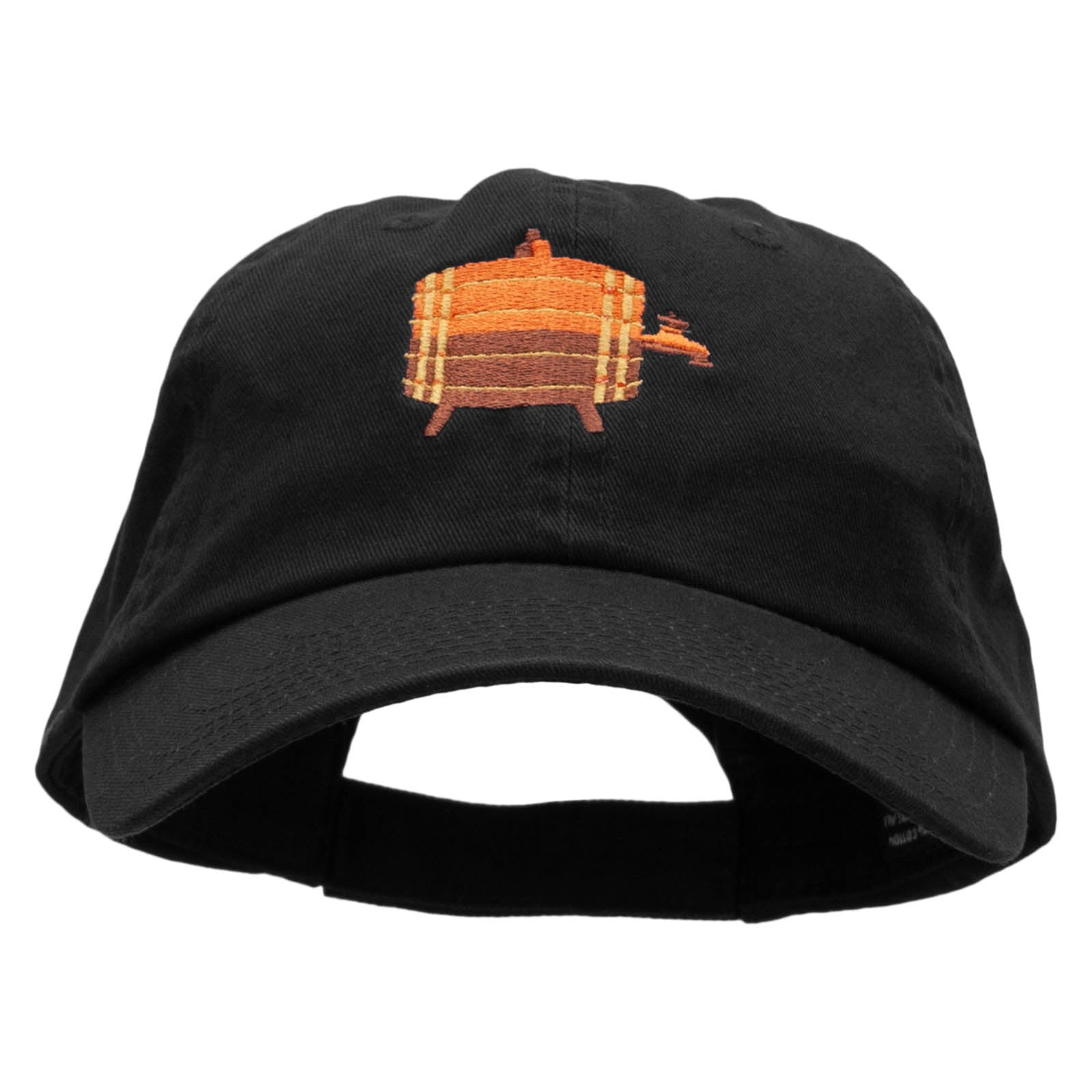 Beer Barrel Bin Embroidered Low Profile Dyed Cotton Twill Cap - Black ...