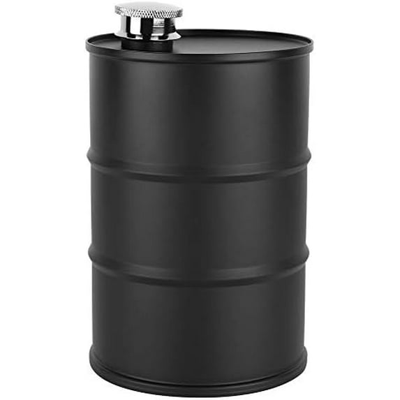 Beer Barrel Wine Flasks for Liquor, 700ml Portable Stainless Steel Beer ...