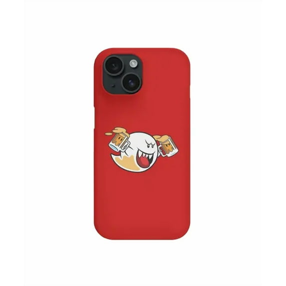 Beer Boo Funny Ghost Drinking Alcohol Phone Case for iPhone 16 15 14 13 ...