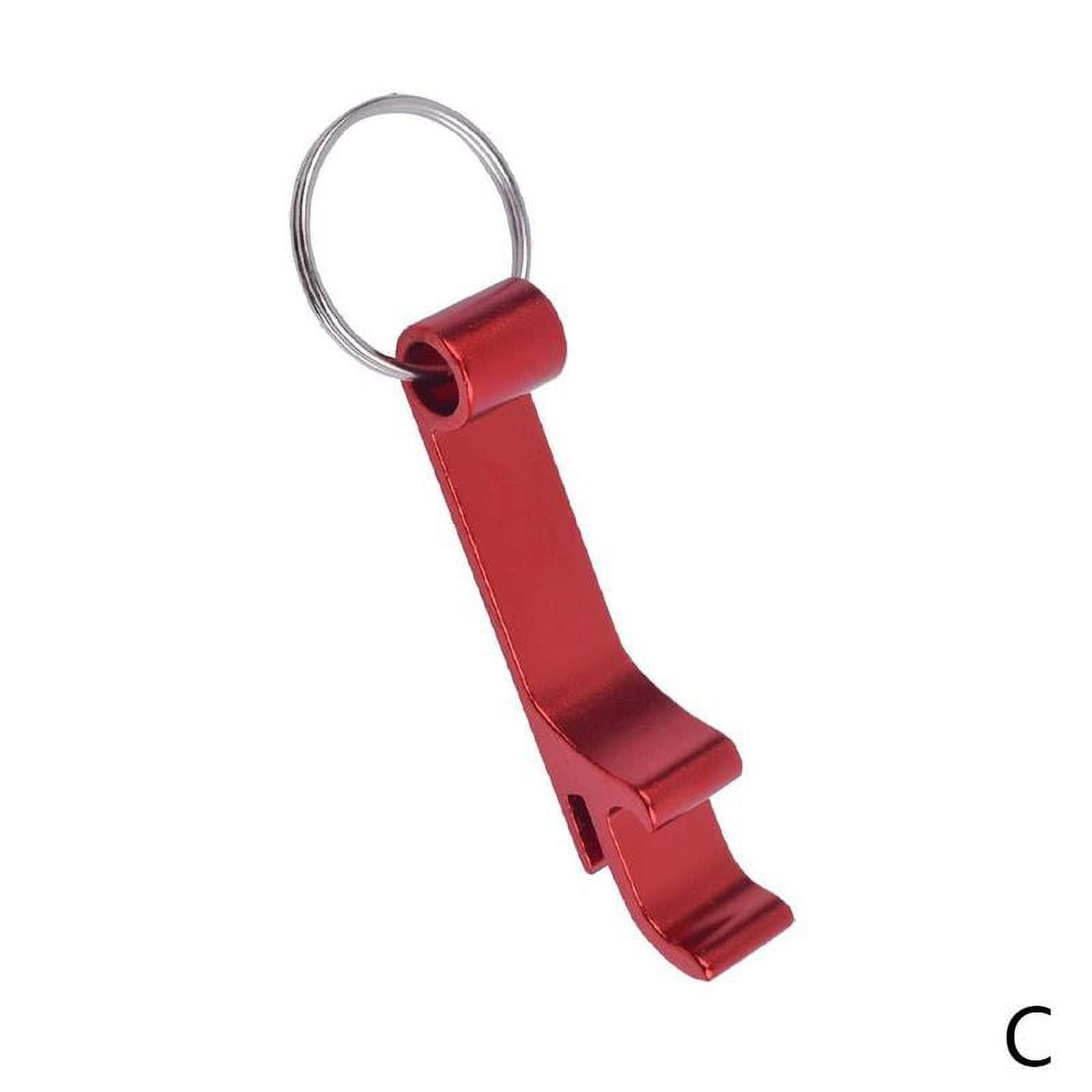 Beer Bottle Can Opener Beverage Keychain Ring Claw Aluminum Bar Pocket ...