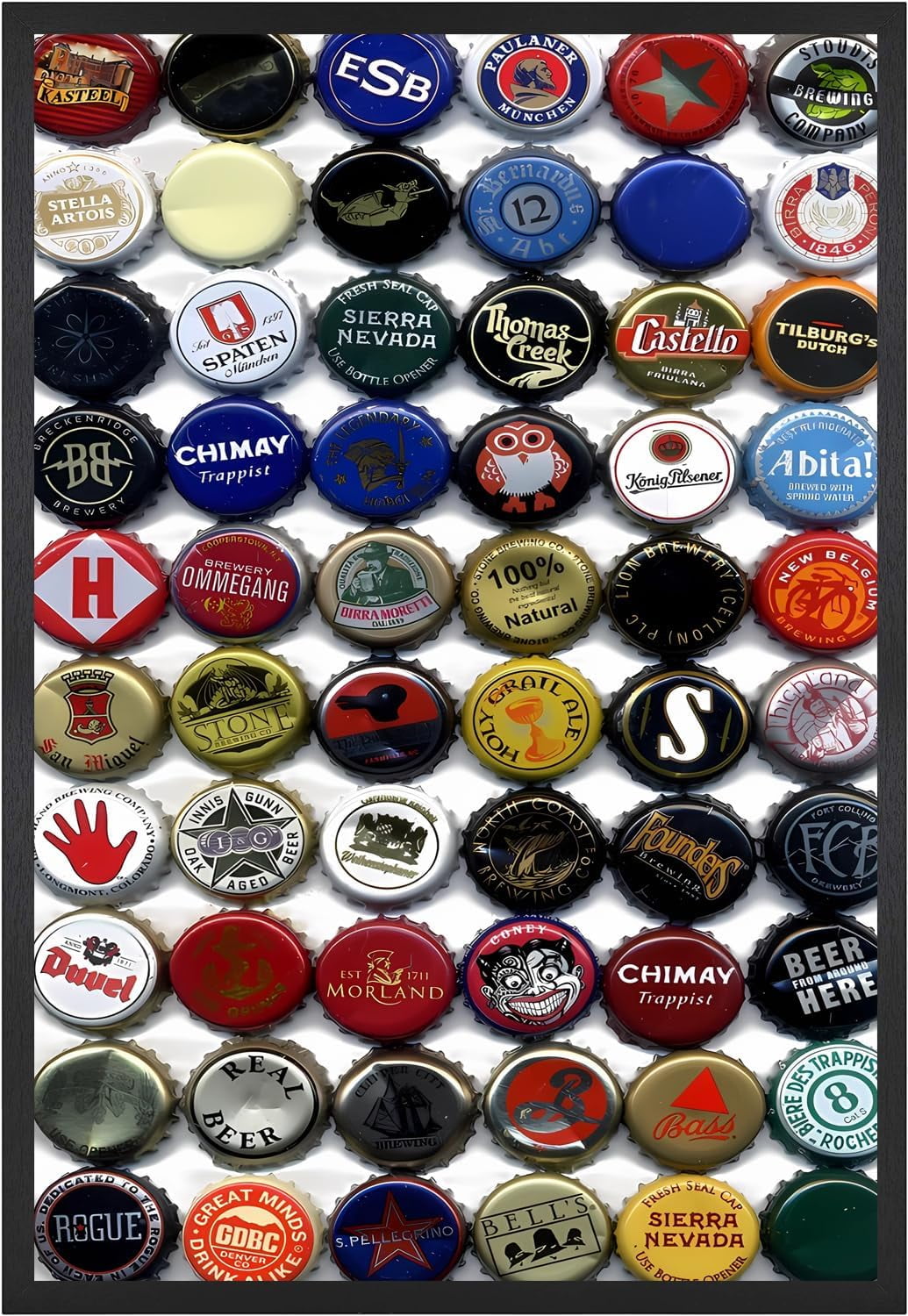 Beer Bottle Caps Puzzles for Adults 500 Pieces High Resolution Jigsaw ...