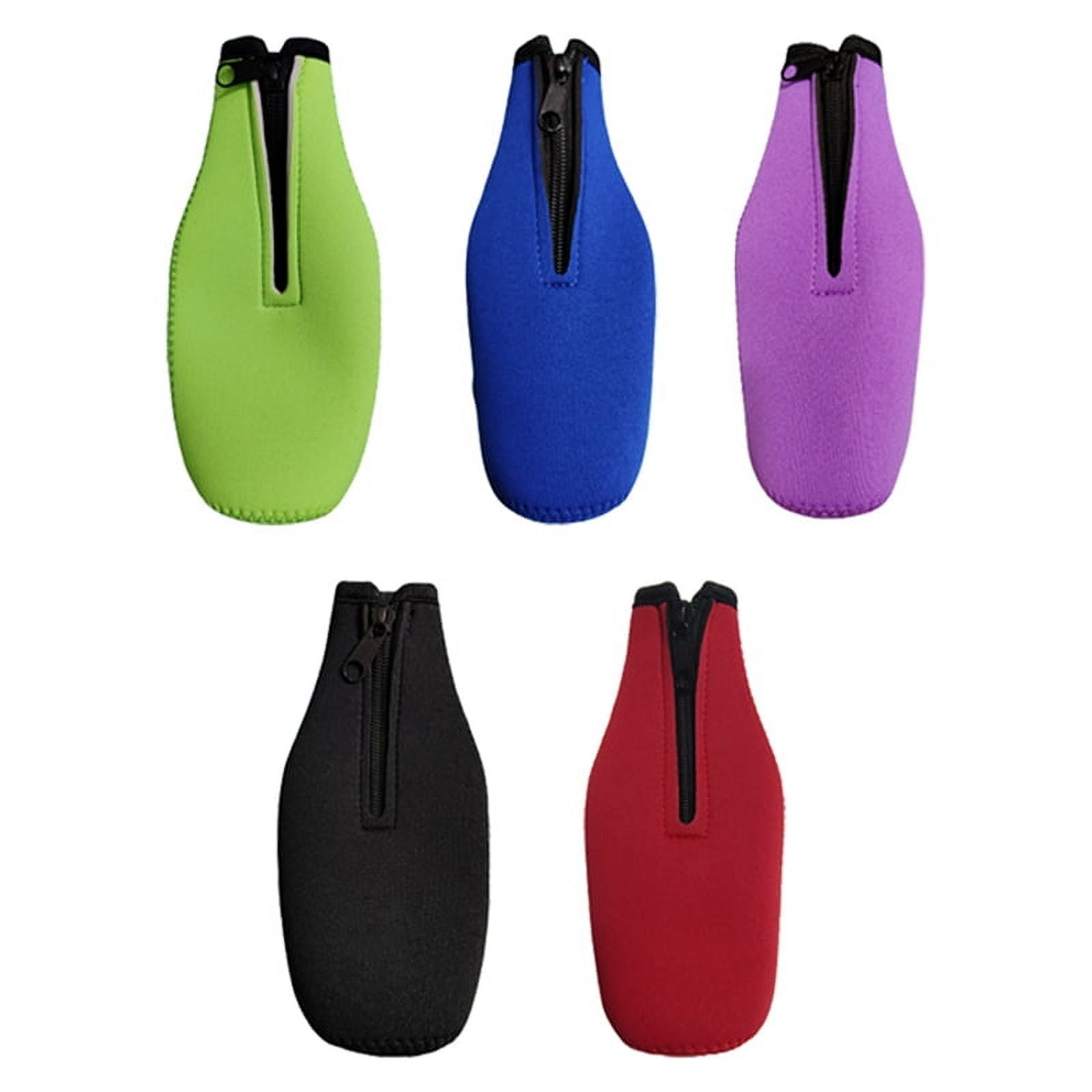 Beer Bottle Insulator Sleeve Keep Drink Cold,Zip-Up Bottle Jackets,Beer ...