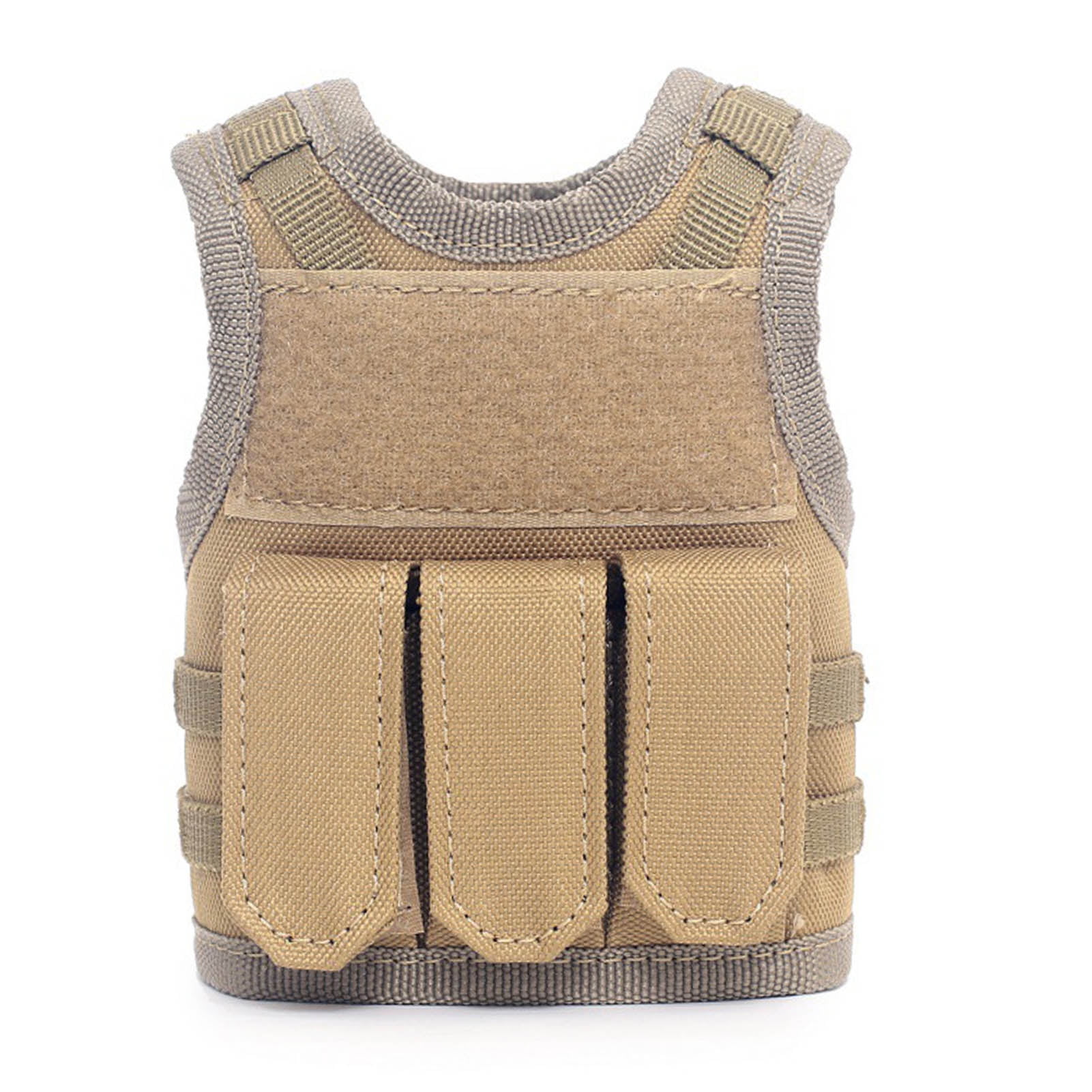 Beer Bottle Vest Cover Nylon Mud Color Beer Miniature Vest for Canned ...