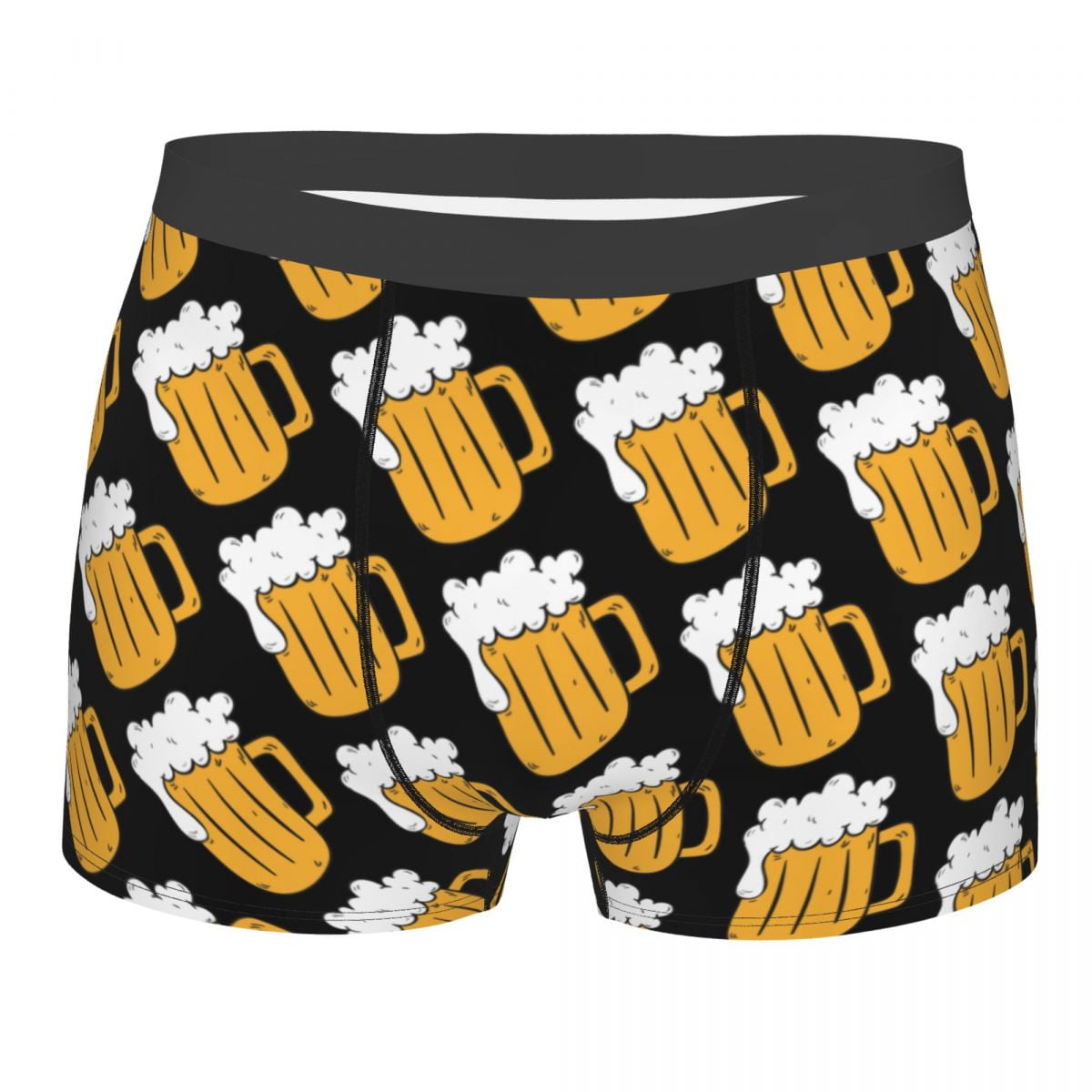 Beer Boxer Shorts For Men 3D Printed Sexy Male Alcohol Lover Underwear ...