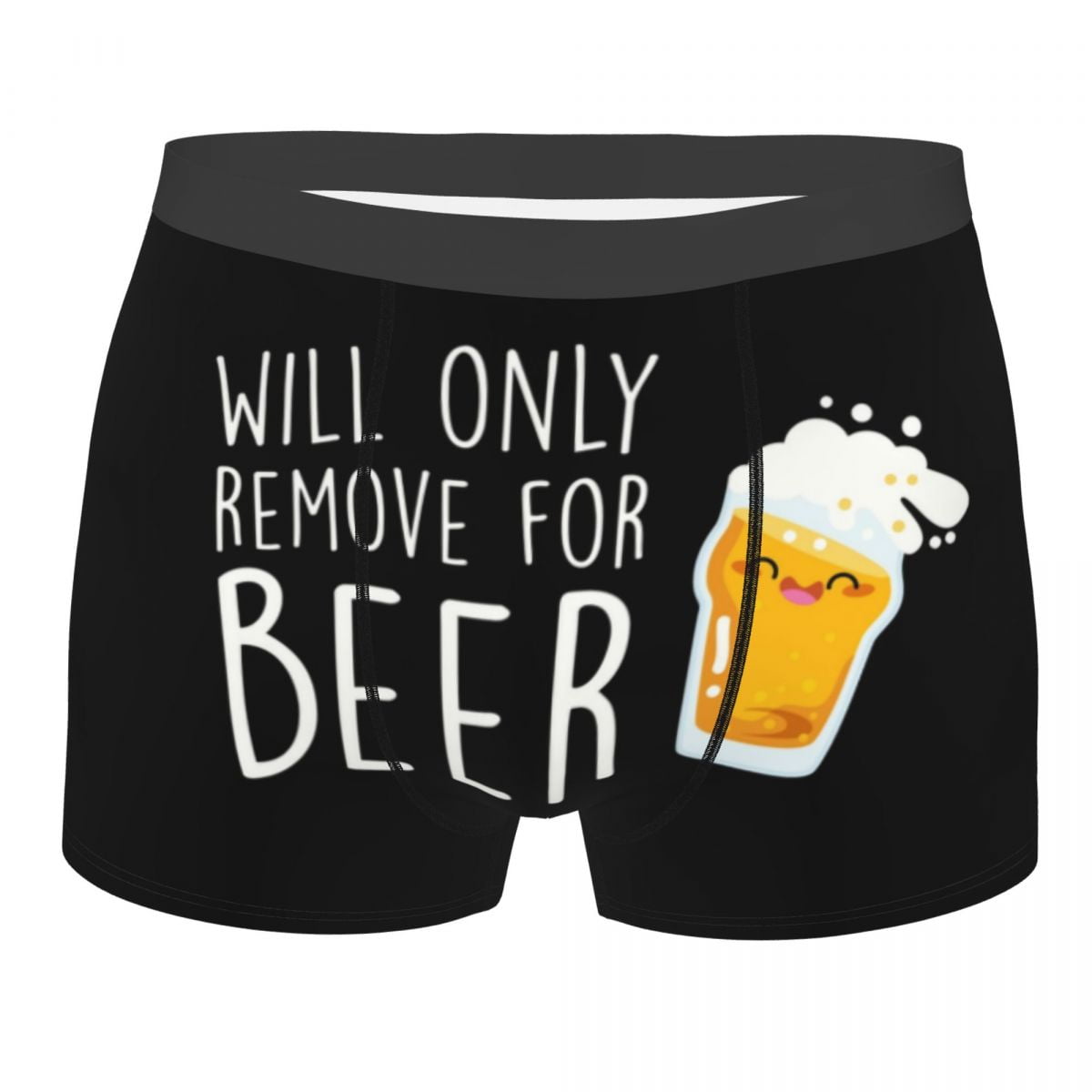 Beer Boxer Shorts For Men 3D Printed Sexy Male Alcohol Lover Underwear ...
