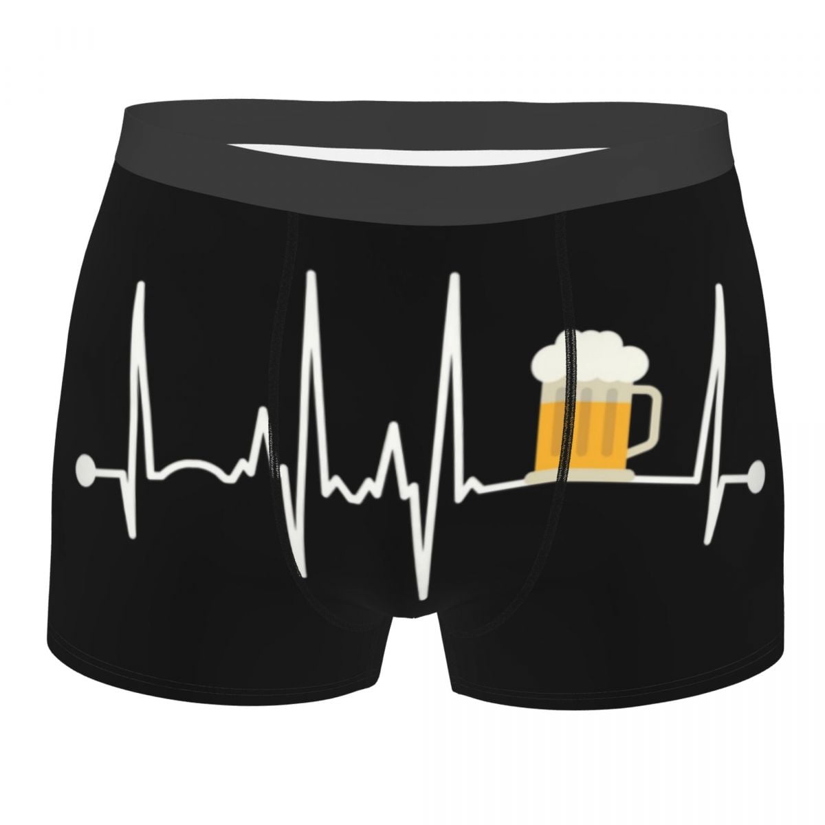 Beer Boxer Shorts For Men 3D Printed Sexy Male Alcohol Lover Underwear ...