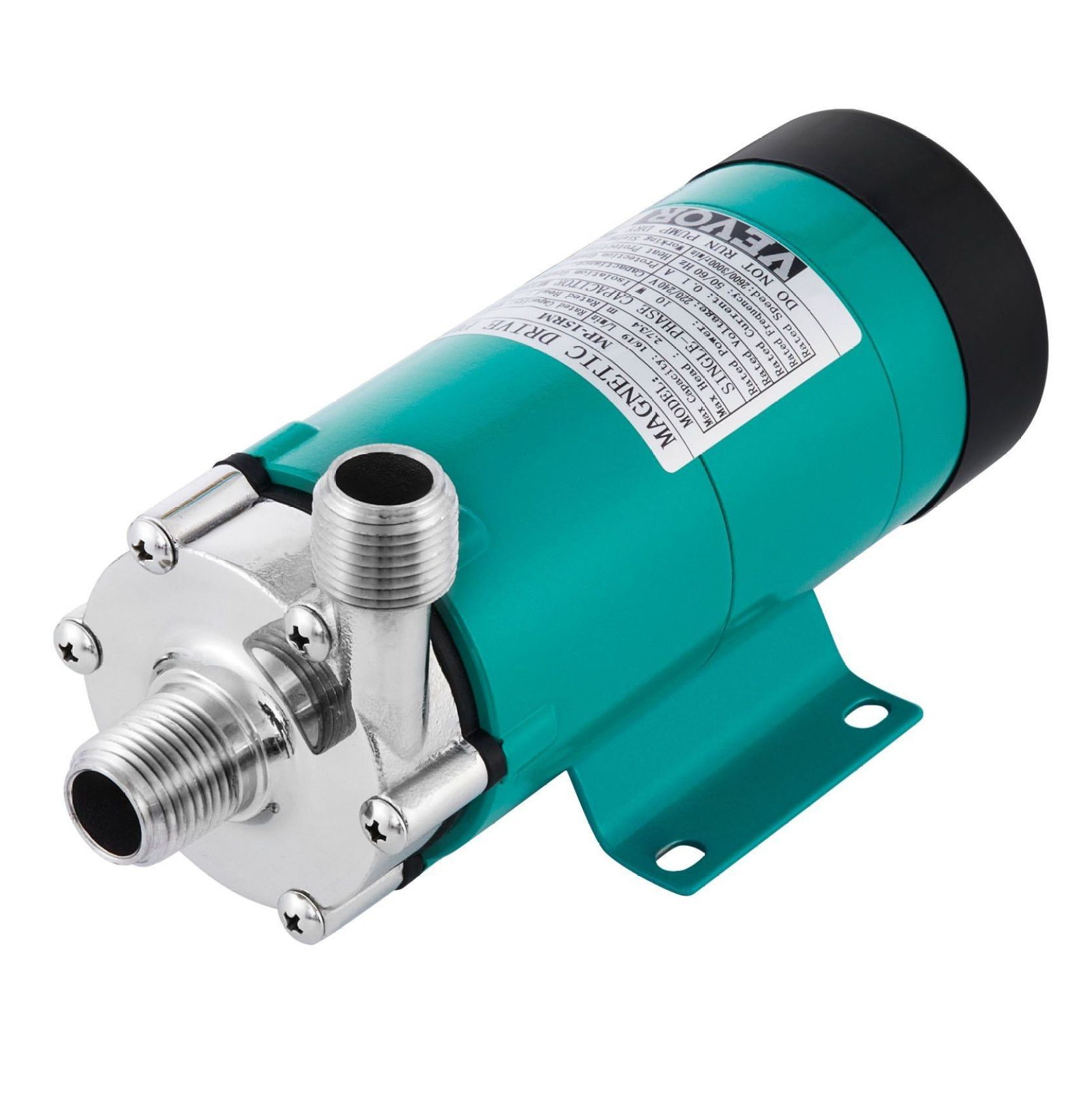 Beer Brewing Pump 1/2 Inch MPT, 10W Stainless Steel Wort Transfer Pump ...
