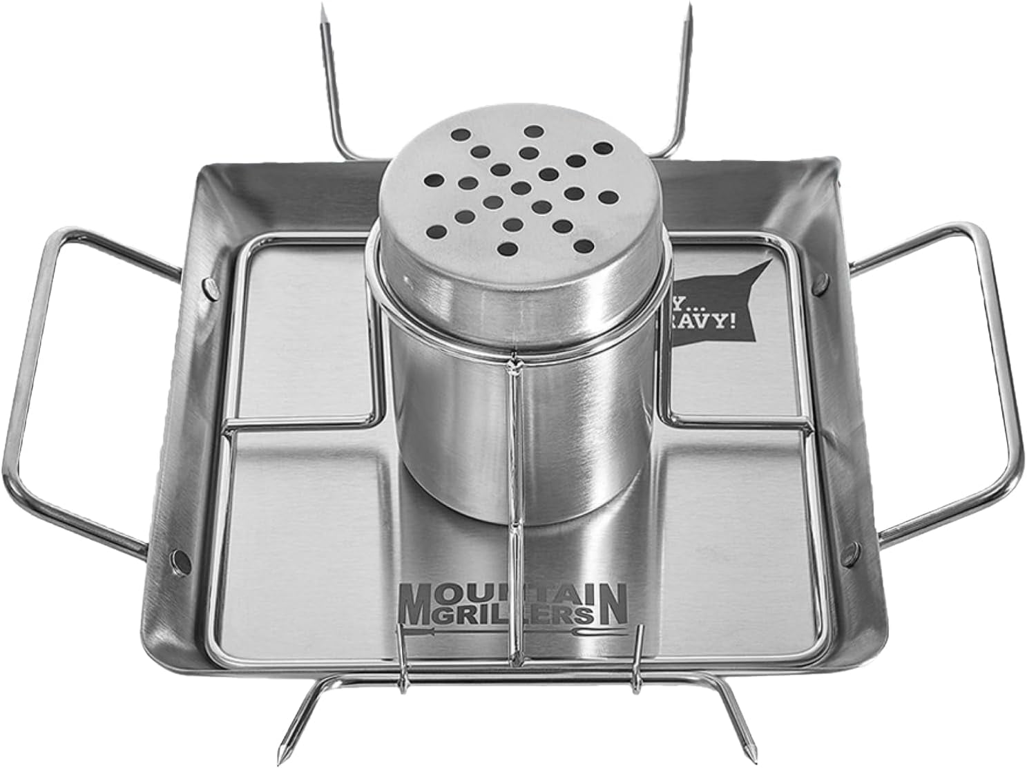 Beer Can Chicken Roaster Stand - Stainless Steel Holder - Barbecue Rack ...
