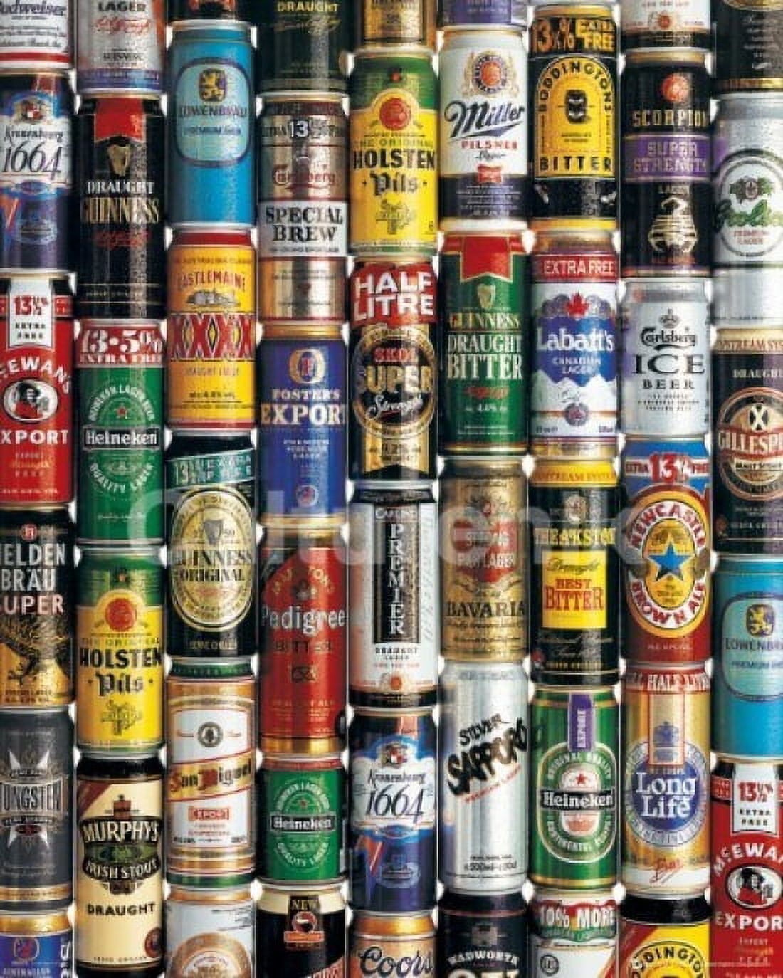 Beer Can Collage Laminated Poster (20 X 16) - Walmart.com