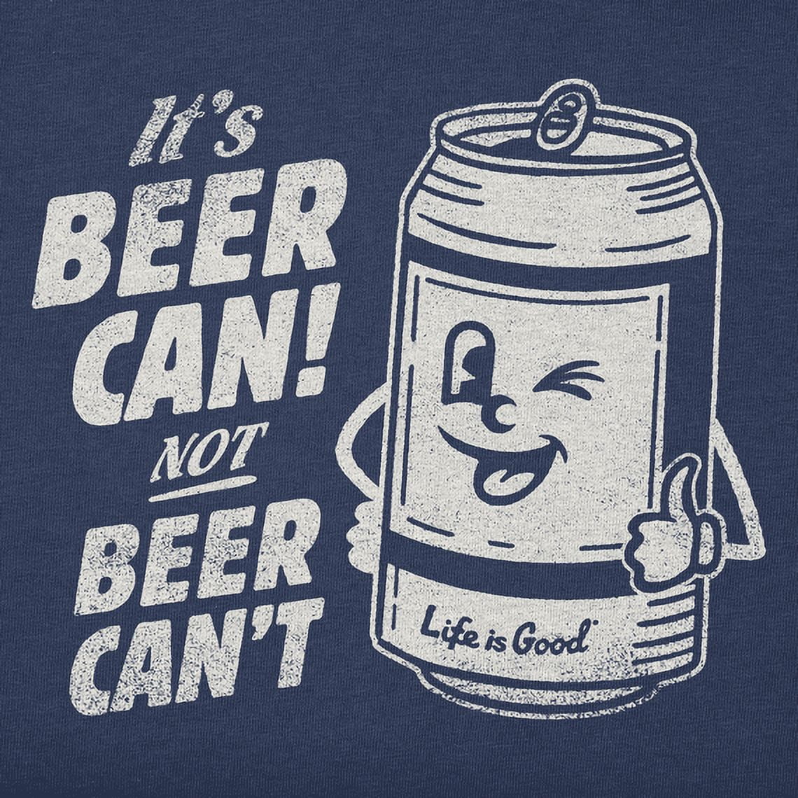 Beer Can Crusher-LITE Slim Fit Tee - Walmart.com