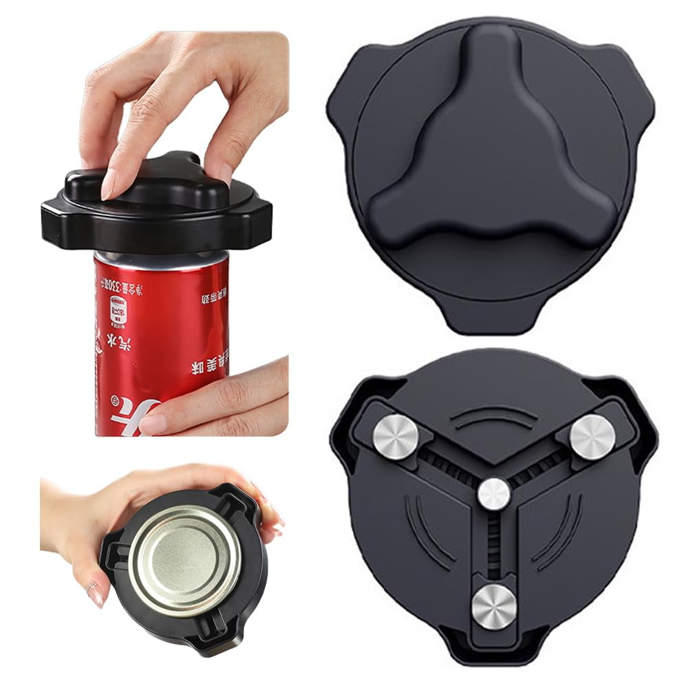Beer Can Opener Manual Soda Can Opener Handheld Safety Easy Smooth Edge ...