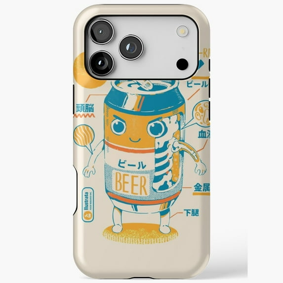 Beer Can X-Ray Minimal Industrial Art Phone Case Compatible iPhone 17 ...