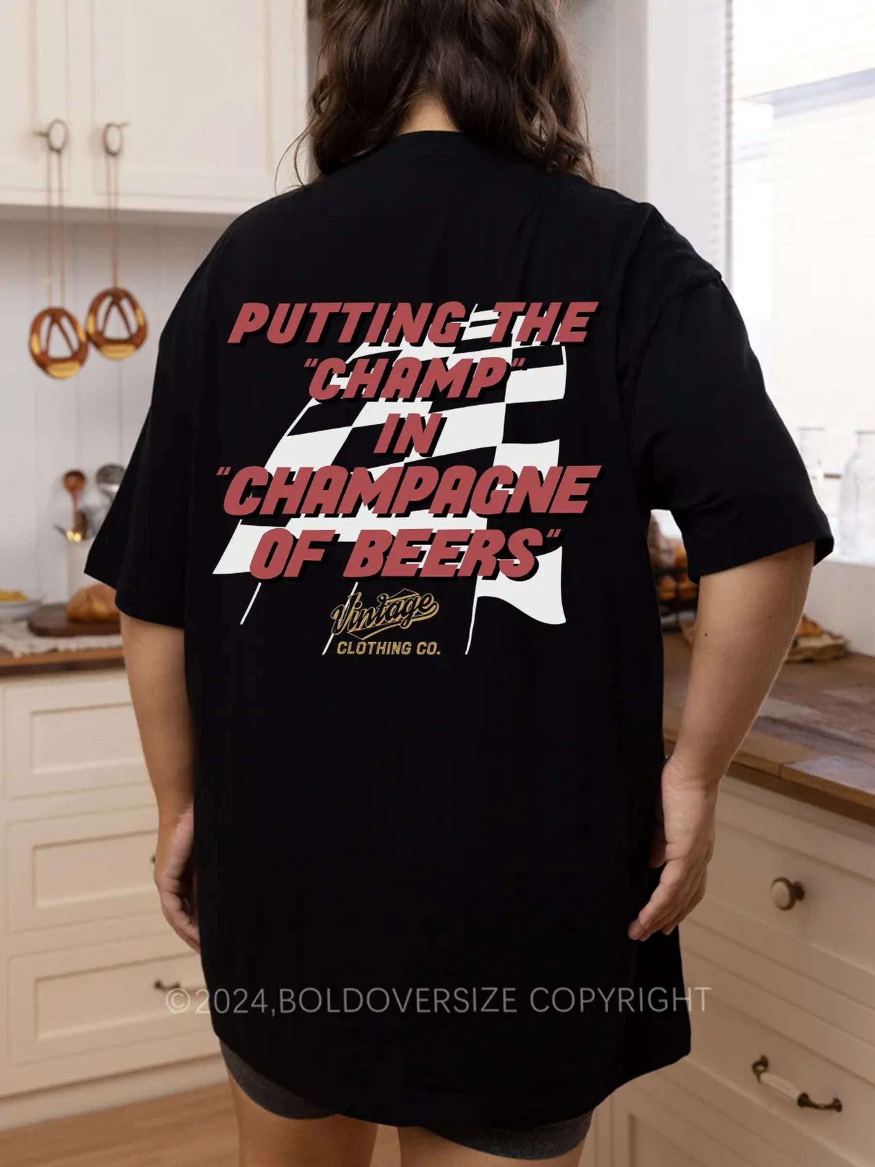 Beer Champ In Champagne Tee - Walmart.com