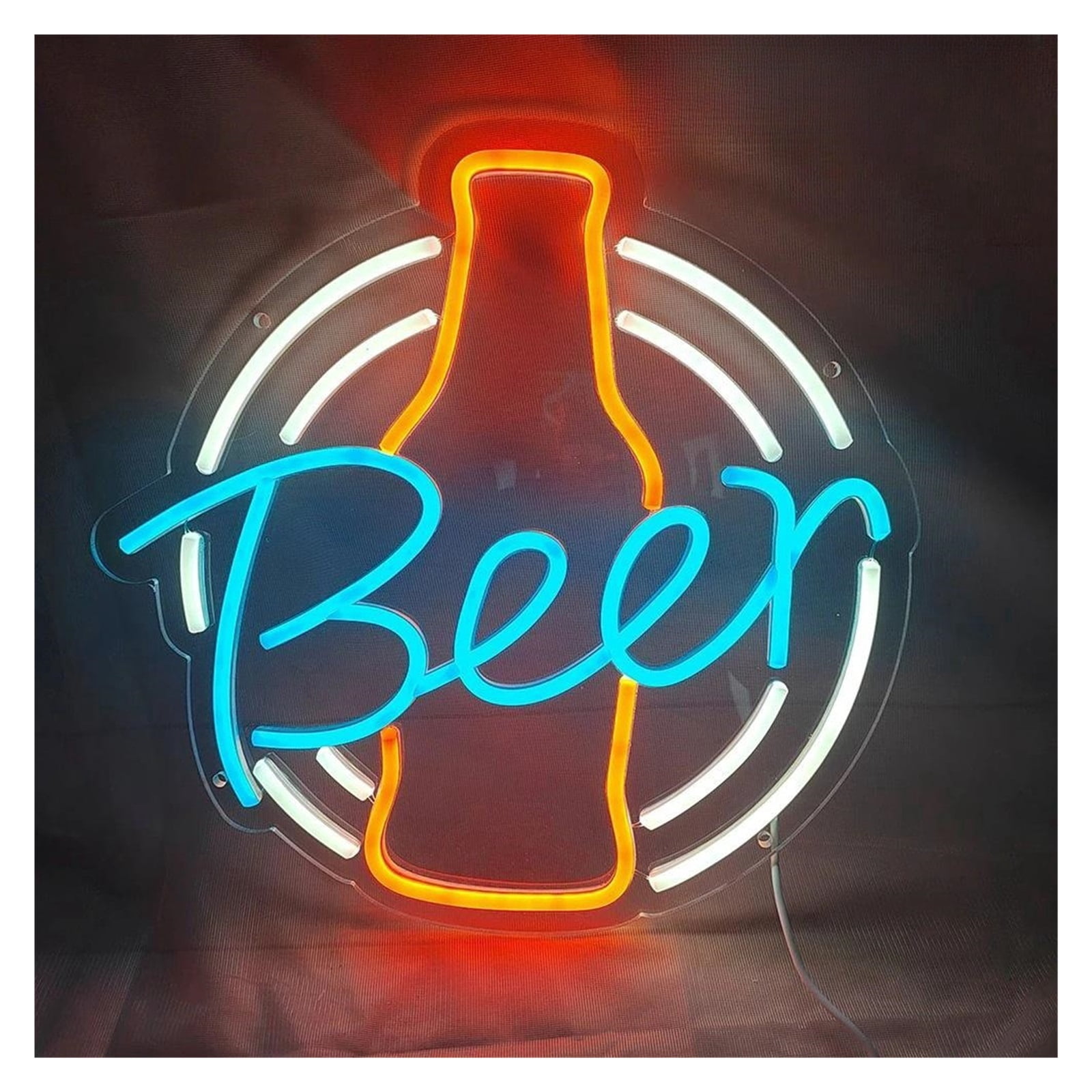 Beer Cheers Neon Sign Led Cocktail Sign For Beer Man Cave Bar Home Pub ...