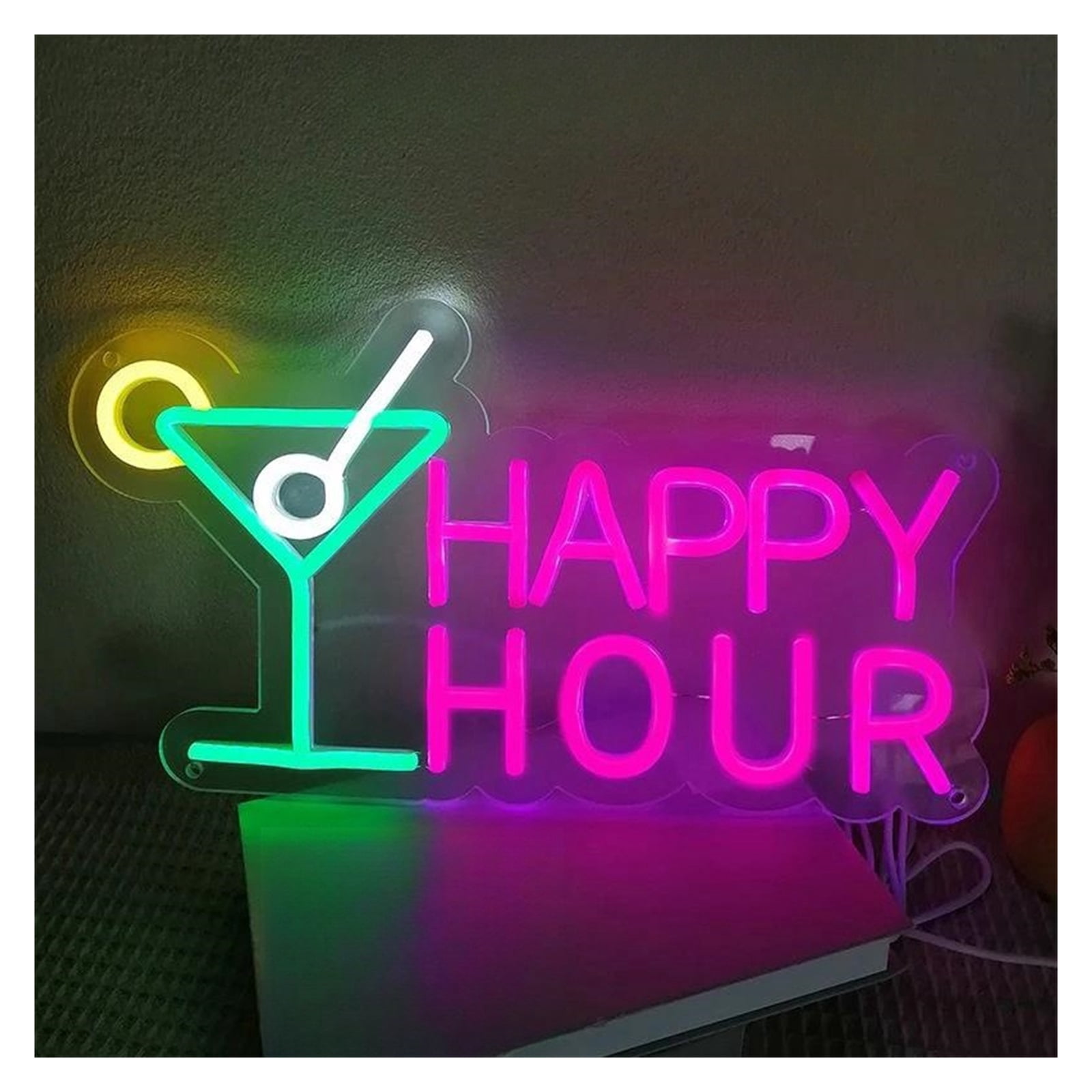 Beer Cheers Neon Sign Led Cocktail Sign For Beer Man Cave Bar Home Pub ...
