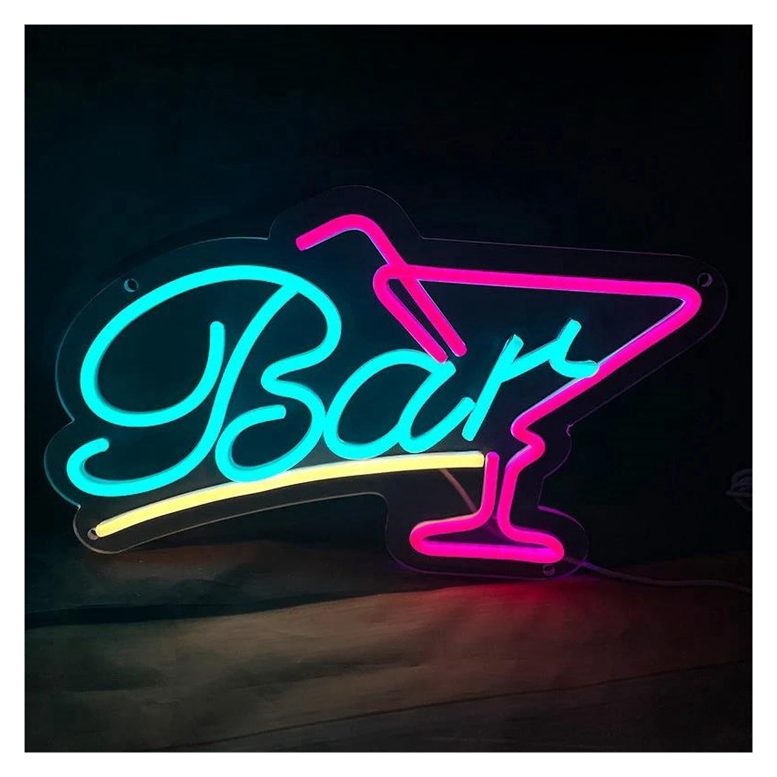 Beer Cheers Neon Sign Led Cocktail Sign For Beer Man Cave Bar Home Pub ...
