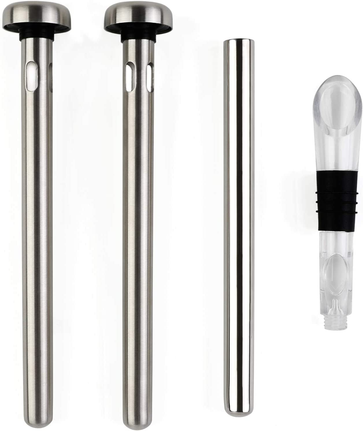 Beer Chiller Sticks Wine Chilling Rod for Bottles Set Stainless Steel ...