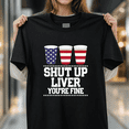 Beer Cups Tee Patriotic Red Solo Cup Summer Festival Graphic Unisex T ...