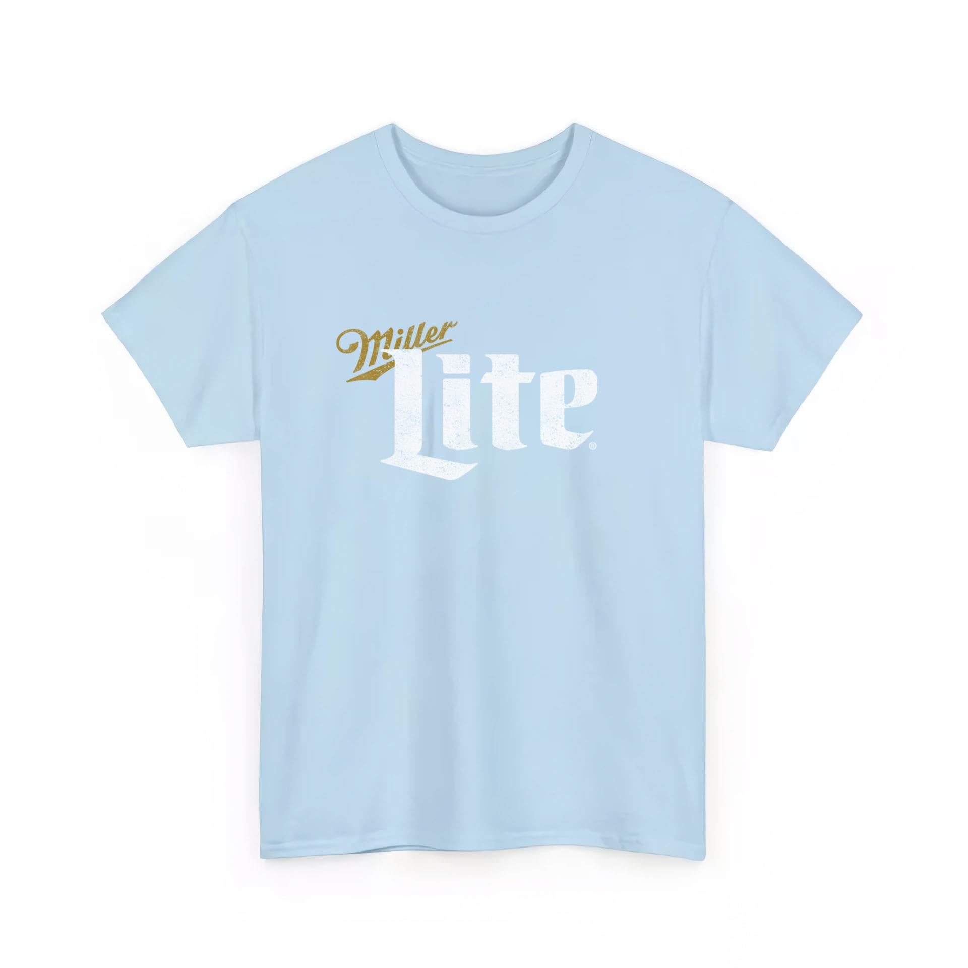 Beer Distressed Text Logo Shirt - Walmart.com