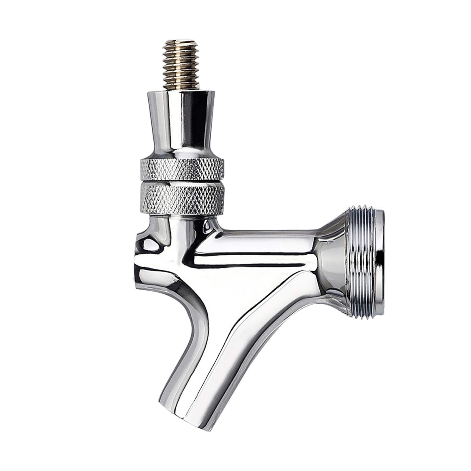 Beer Dispenser Faucet Stainless Steel Core Draft Beer Keg Faucet Fits ...