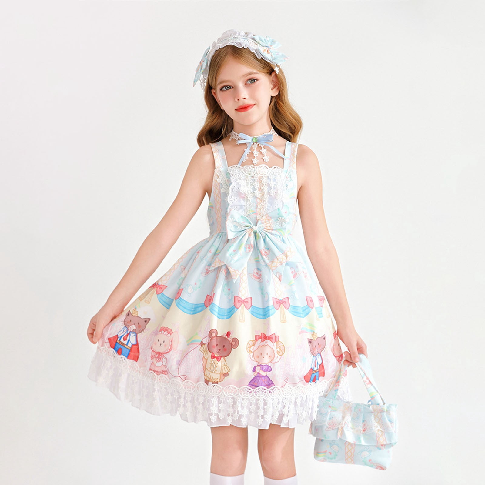 Beer Festival Maid Dress Children's Dress Princess Dress Girls Lace ...